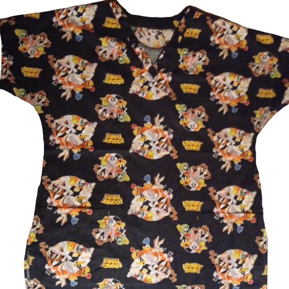 DDSewHappyScrubs | Tops | Looney Tunes Characters Scrub Top | Poshmark